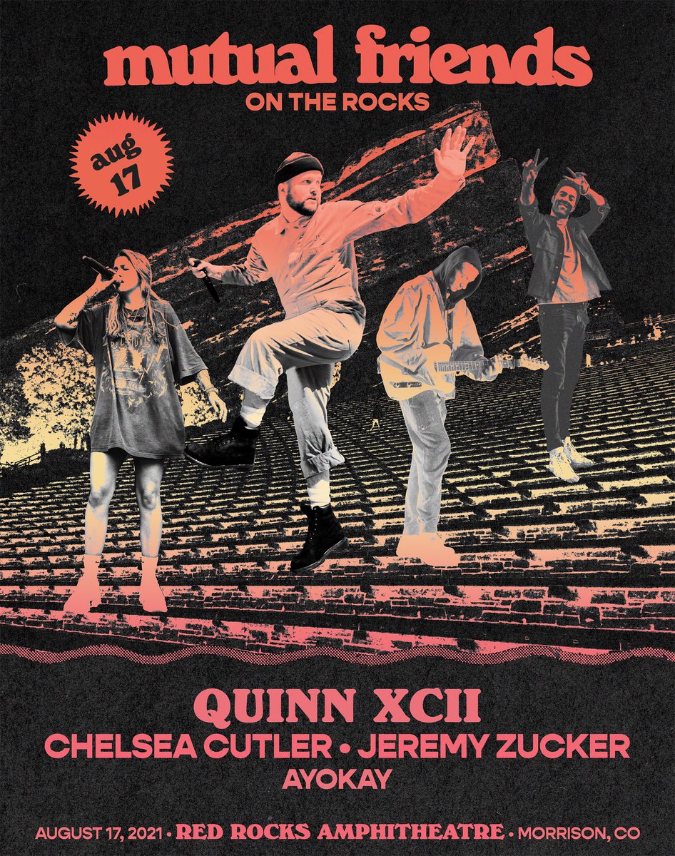 Red Rocks Poster – Mutual Friends Shop